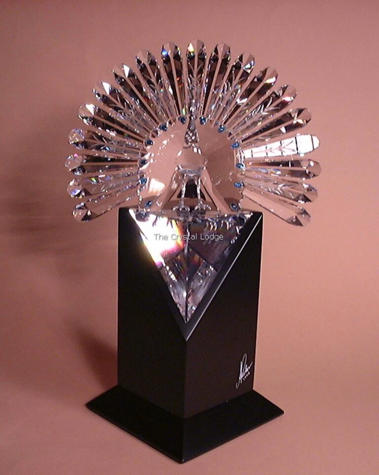 SWAROVSKI SIGNED NUMBERED LIMITED EDITION 1998 PEACOCK (LE10000) 218123 ...